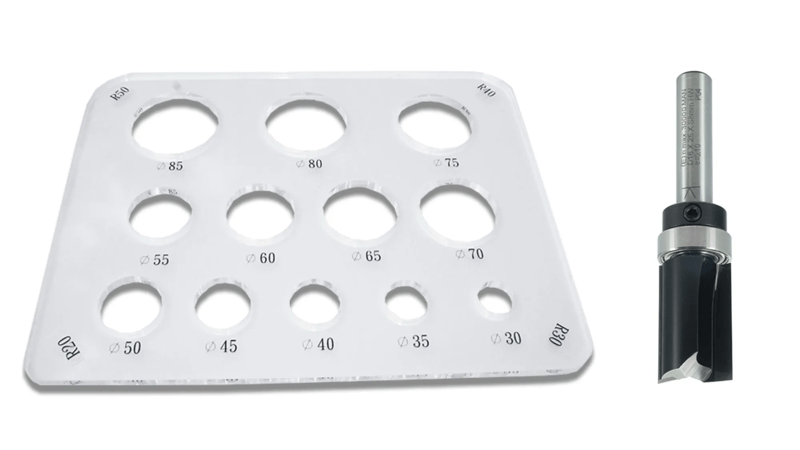 Circle Template set for Routers
