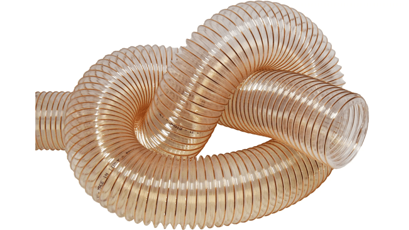 Transparent Extraction Hose for 100 mm outlet - 10 m length